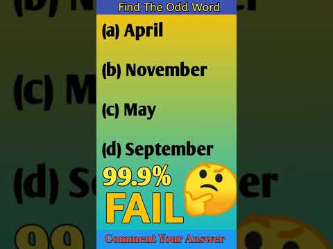 odd one out words || odd opposite word || odd word || #shorts #Oddwords