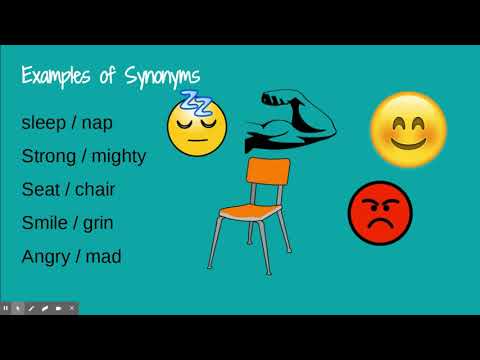vocab strategy: synonyms