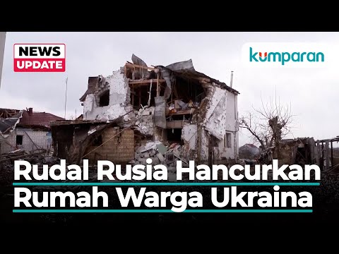 Serangan Rudal Rusia Hancurkan Pemukiman di Hlevakha, Ukraina ...