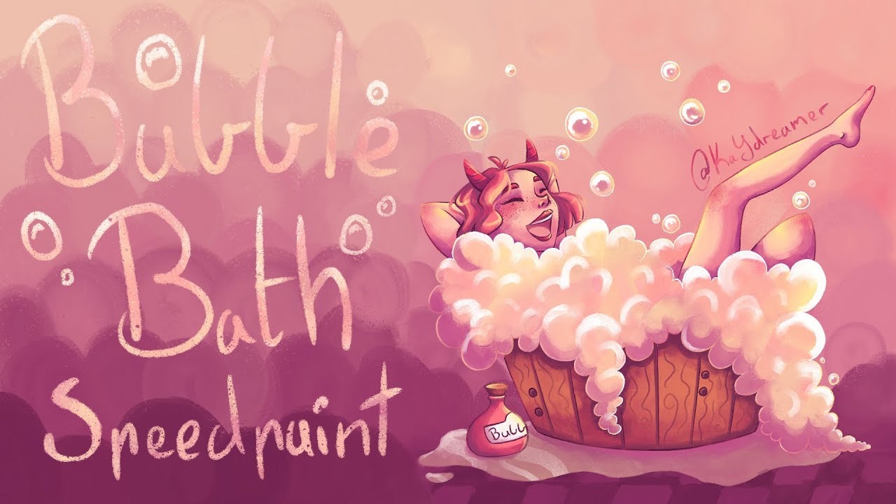 Speedpaint // Bubble Bath (Procreate)