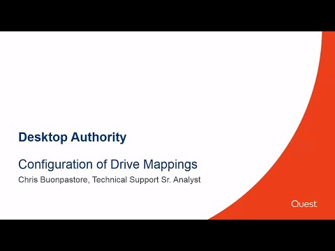 How to Create Drive Mapping Elements in Desktop Authority