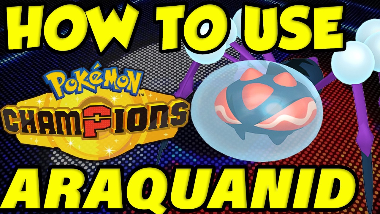 HOW TO USE ARAQUANID IN POKEMON CHAMPIONS! Araquanid Moveset Guide | Best Araquanid Builds