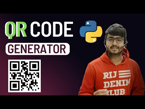 How to Create QR Code Generator in Python Within 5mins | Code Marathi