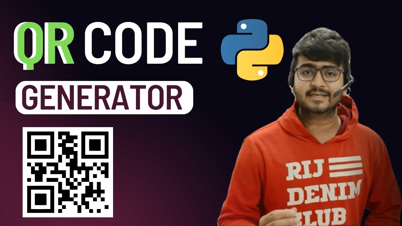 How to Create QR Code Generator in Python Within 5mins | Code Marathi