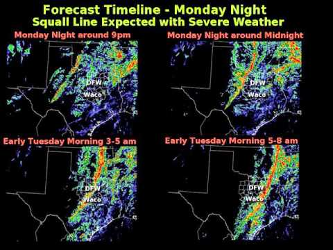Severe Weather Briefing for Monday/Monday Night - Recorded 11/15/15