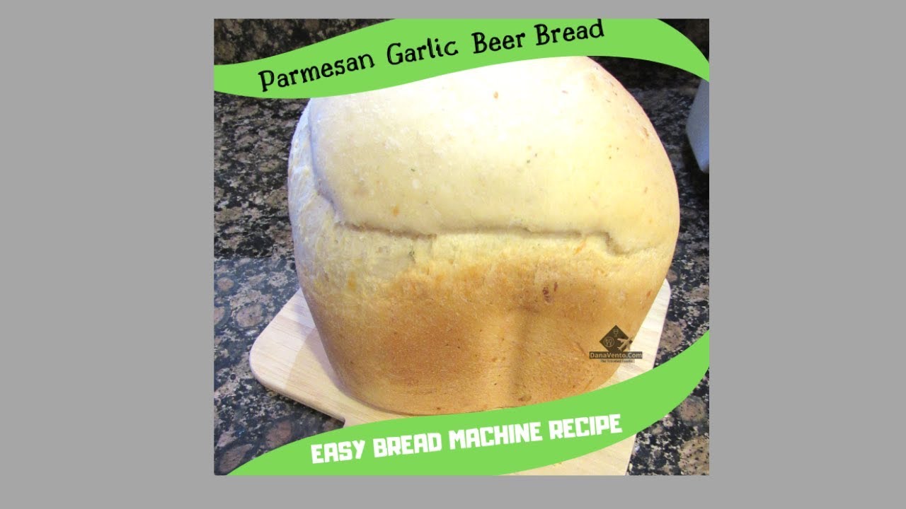 Easy Bread Machine Parmesan Garlic Bread