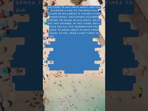 Flights from Genoa Cristoforo Colombo Airport to PMI Palma de Mallorca