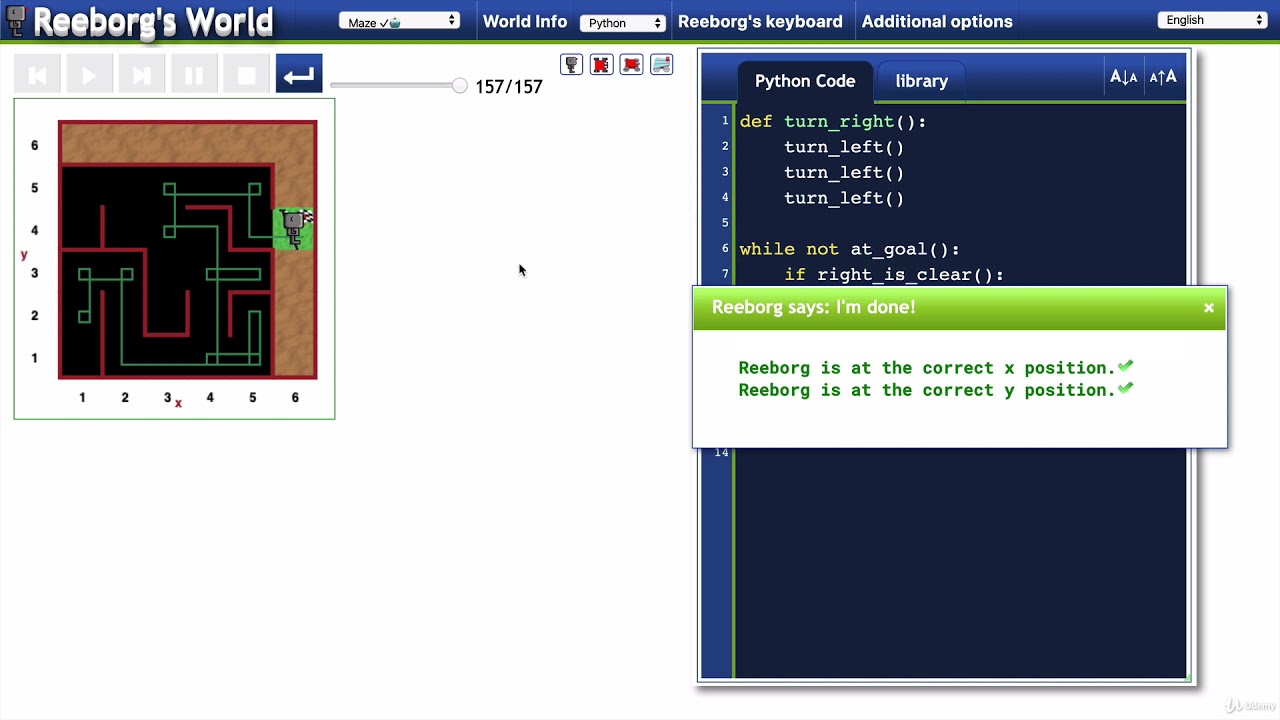 Final Project _Escaping the Maze | 100 Days of Code: The Complete Python Pro Bootcamp for 2022
