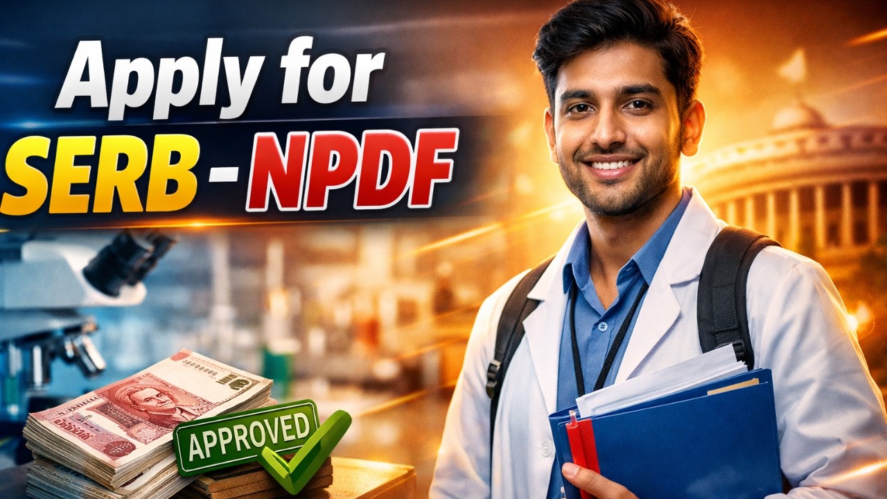 How to Apply for SERB National Post Doctoral Fellowship (NPDF) | Post Doctoral Fellowship in India