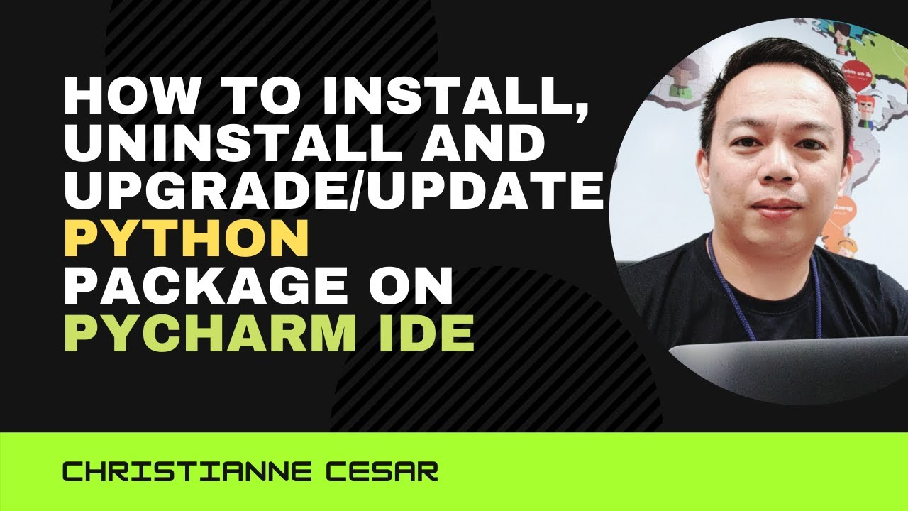 How to install, uninstall and upgrade/update Python package on PyCharm IDE