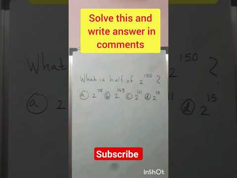 what is the half of 2^300? #math #tricks