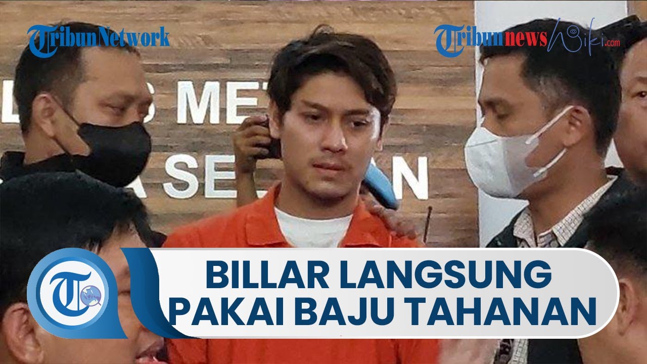 Potret Rizky Billar Pakai Baju Tahanan Dan Tangan Tak Diborgol Seusai