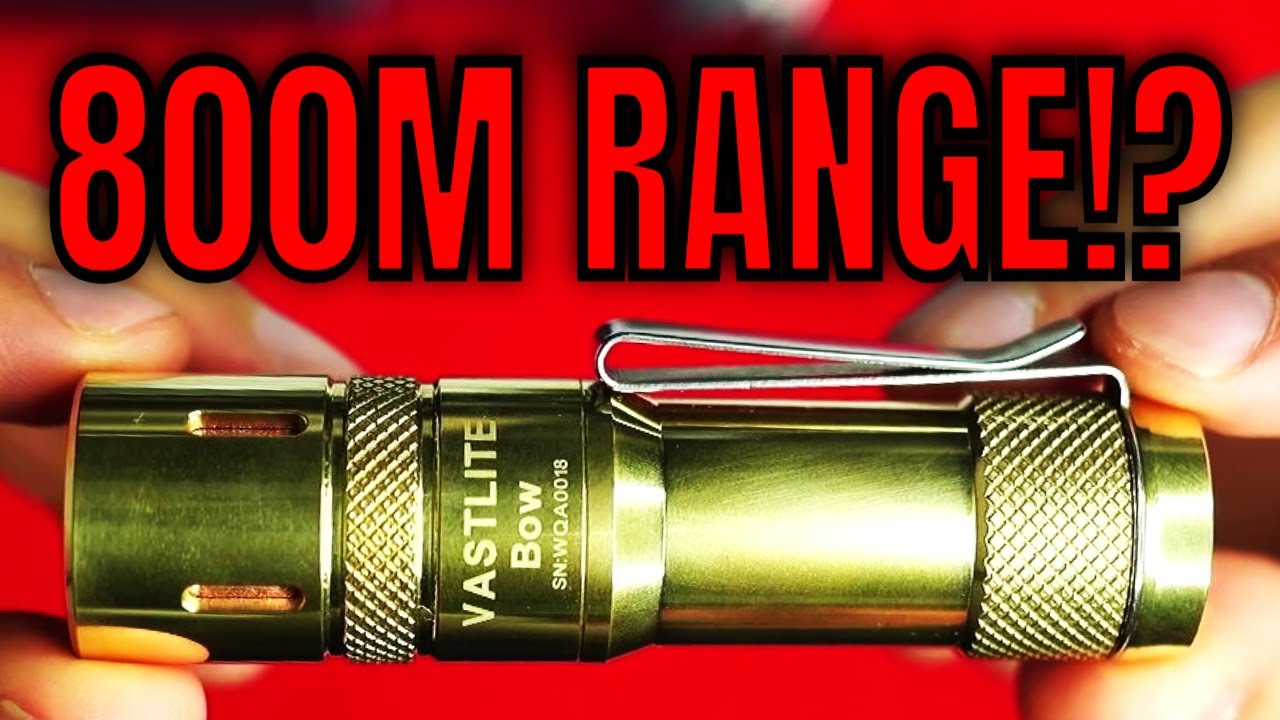 World’s Smallest Flashlight With 800m Beam? Vastlite Bow - LED ...