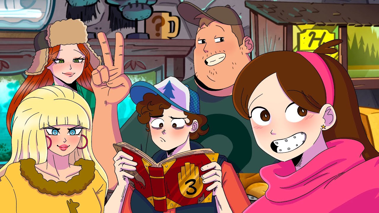 Gravity Falls but Anime (animation)