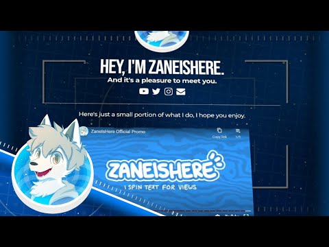• Website Promo » zaneishere.carrd.co