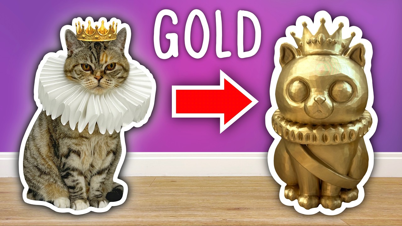 I 3D Printed My Cats!