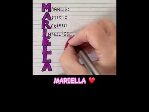 Meaning of the name MARIELLA #meaning #name #mariella