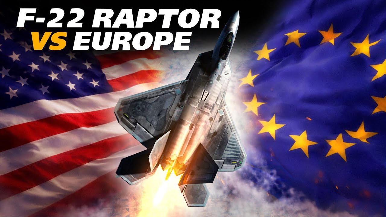 F-22 Raptor Vs Europe | Eurofighter, Rafale, Gripen | Digital Combat Simulator | DCS |