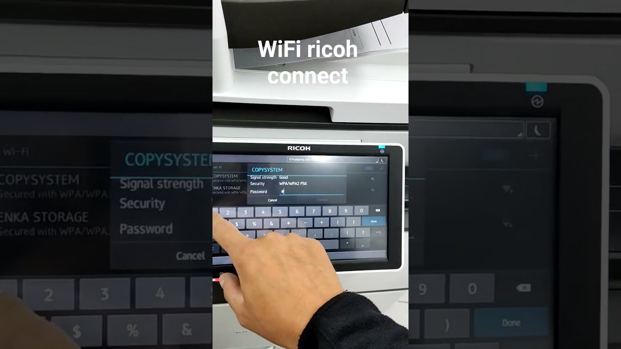 WI-FI CONNECT Ricoh mp 2555/6055/ MPC 3004/6004.