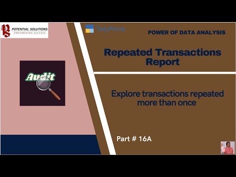 Exploring Repeated Transactions Exceptions for Audit