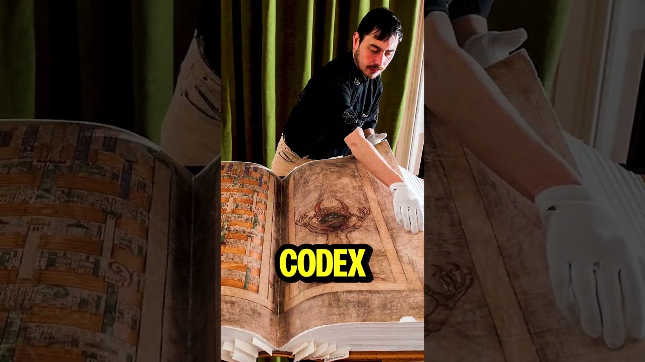 Codex Gigas, the devil's book that turned legends into reality😱#history    #shorts  #facts