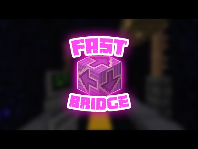 Fast Bridge Practice Map (Minecraft Bedrock) Minecraft Map
