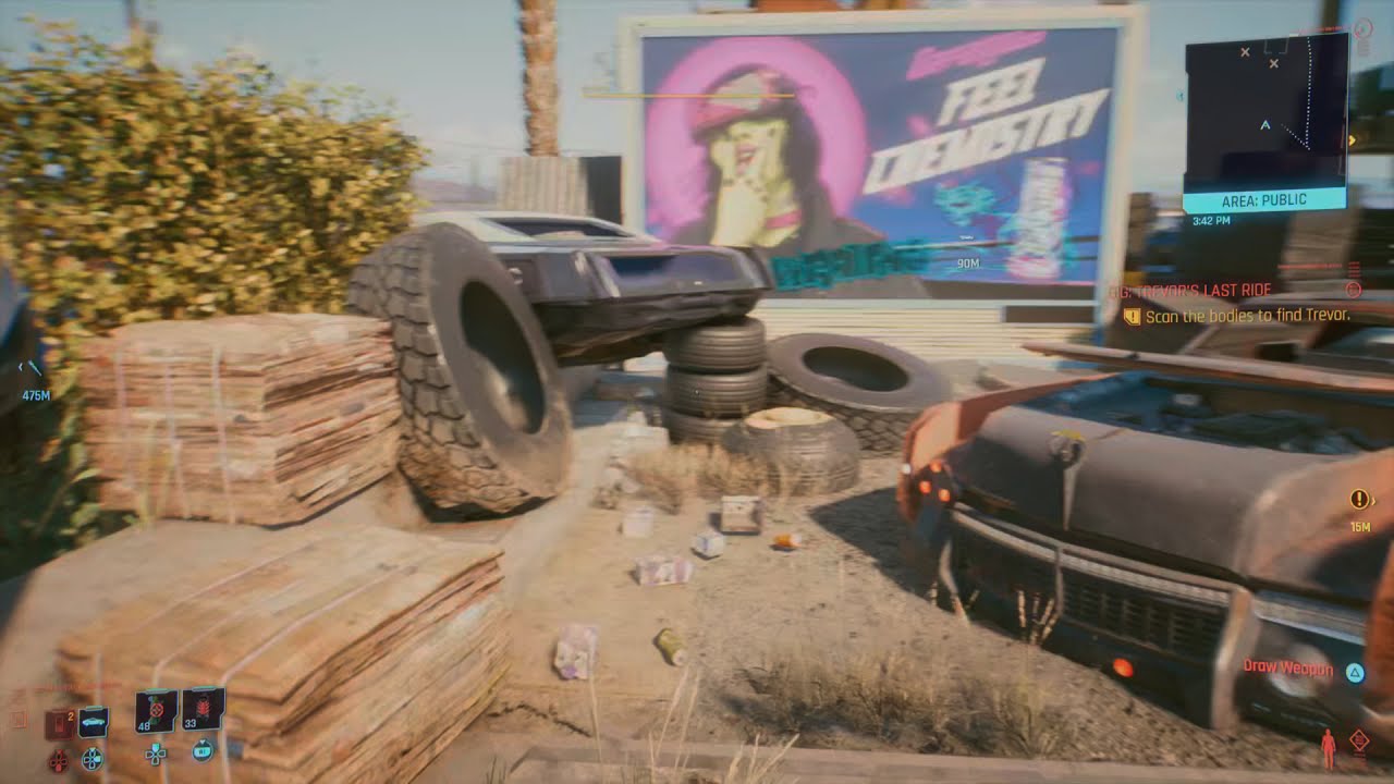 Scan The Bodies To Find Trevor - Trevor's Last Ride - Cyberpunk 2077