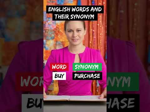 Synonyms in English | Learn Different Ways to Express Similar Actions