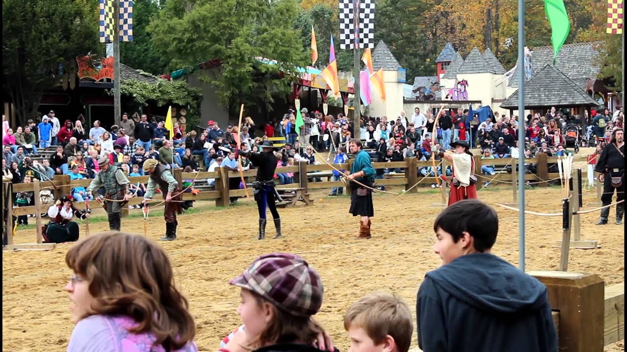 Archery Demo at Maryland Renaissance Festival
