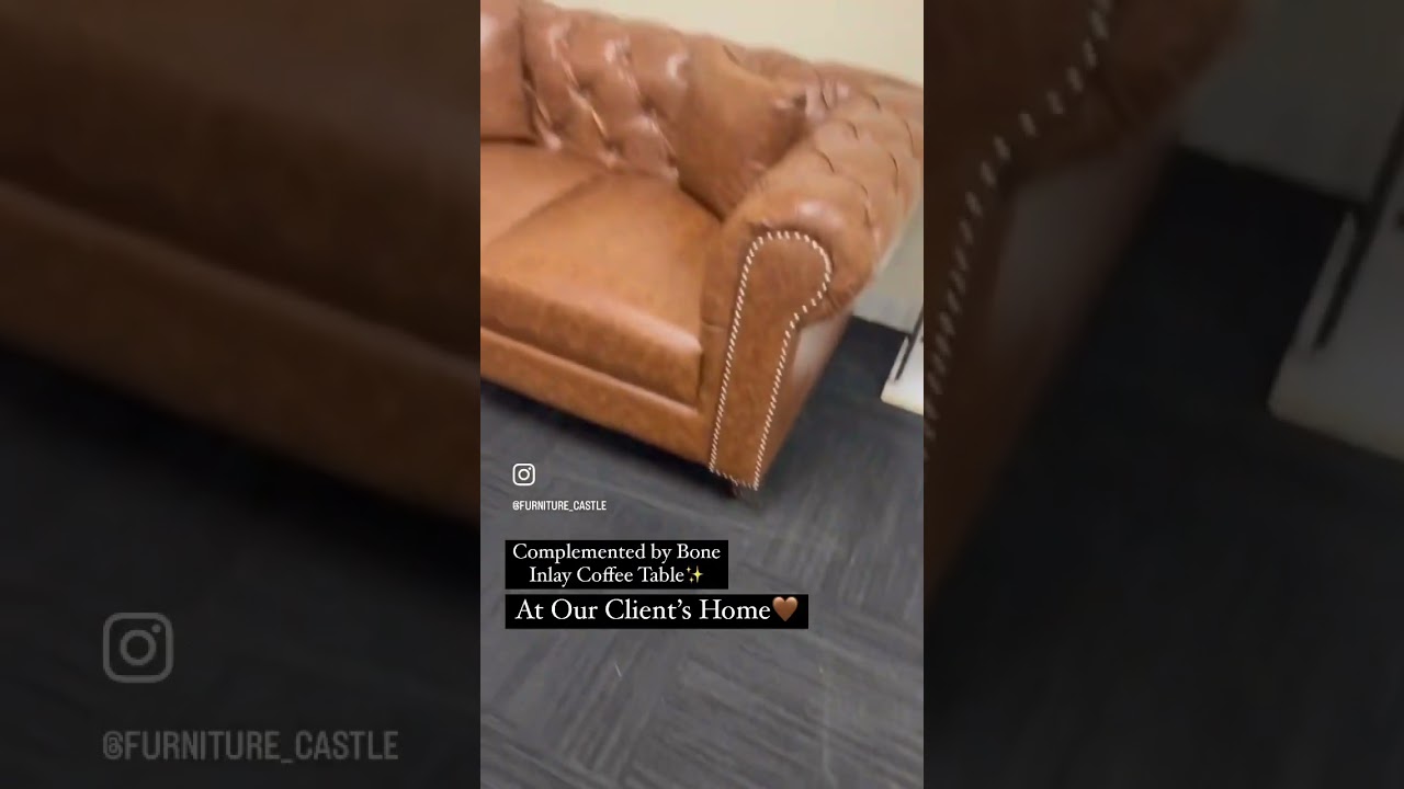 Client Diaries 🤎✨ ~ Our Safa Leatherette Sofa Set in our Client’s Living!👉🏻Customise yours #fyp