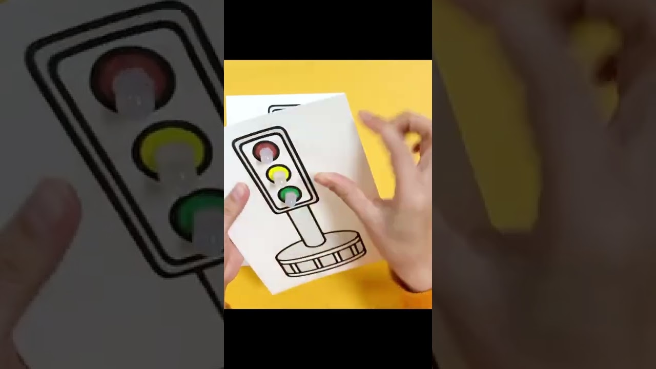 Three-color traffic light #microbit
