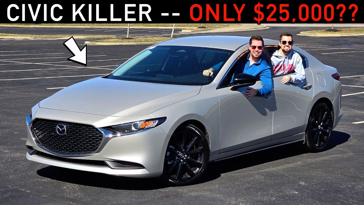 2025 Mazda 3 Select Sport -- Is This a BETTER DEAL Than Civic Sport?? (Thousands Less!)