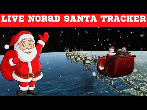 (Live) Norad Santa Tracker! Tracking Santa live! |2022|