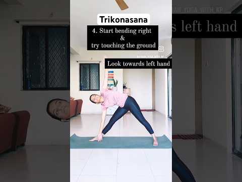 Trikonasana - Triangle pose