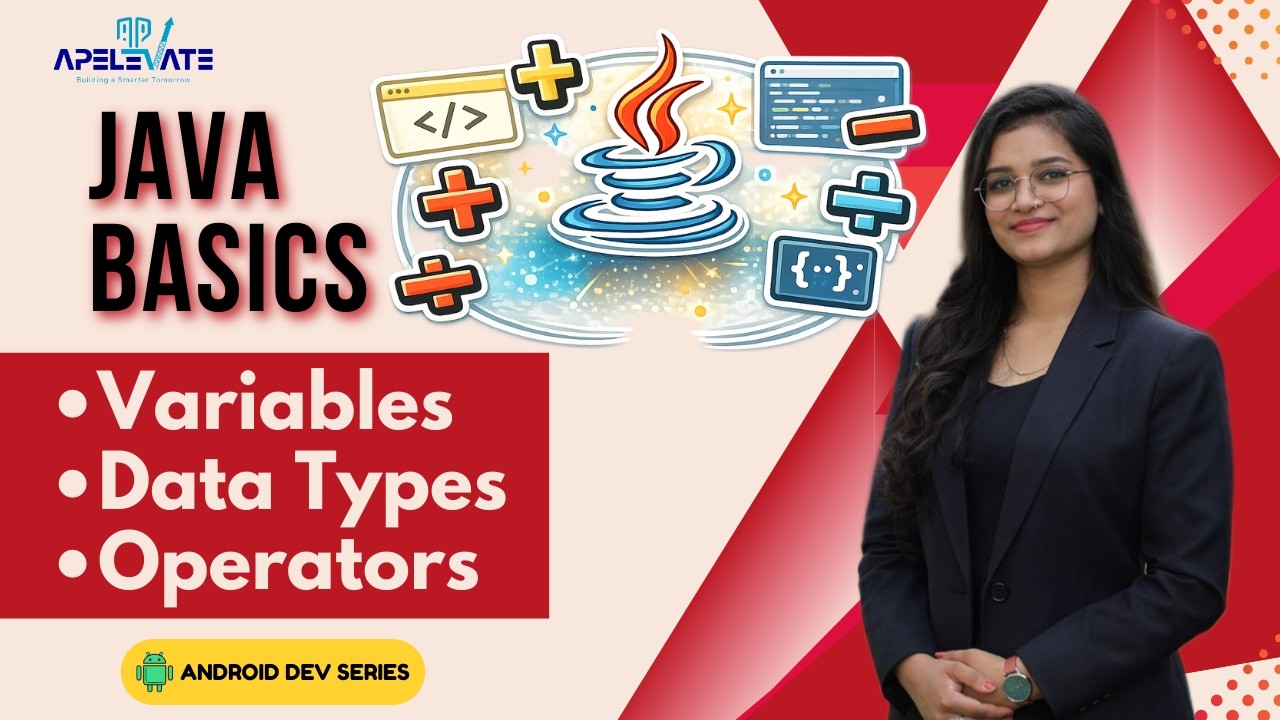 Java Variables, Data Types & Operators Explained | Java Tutorial for Beginners | Android Tutorial