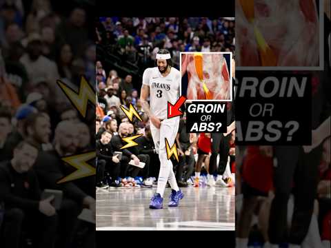 Doctor explains Anthony Davis non-contact injury during Mavericks debut #sports #medicine #anatomy