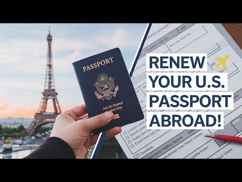 How do I renew my U.S. passport if I'm living abroad?