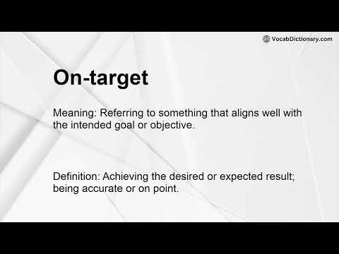 On-target Meaning