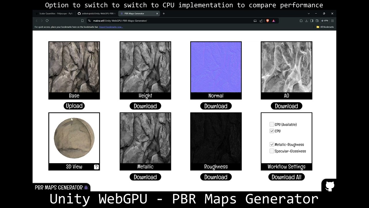 Unity WebGPU vs WebGL performance comparison