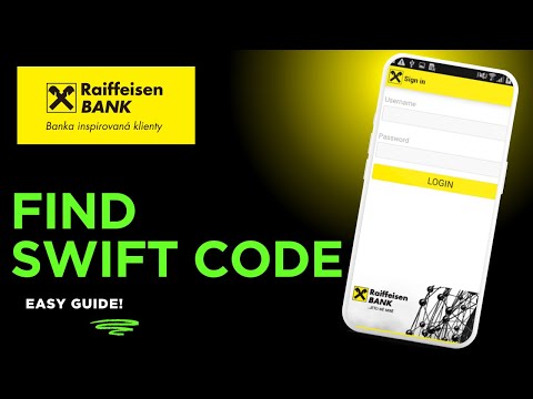 How to find the SWIFT code of Raifeissen Bank