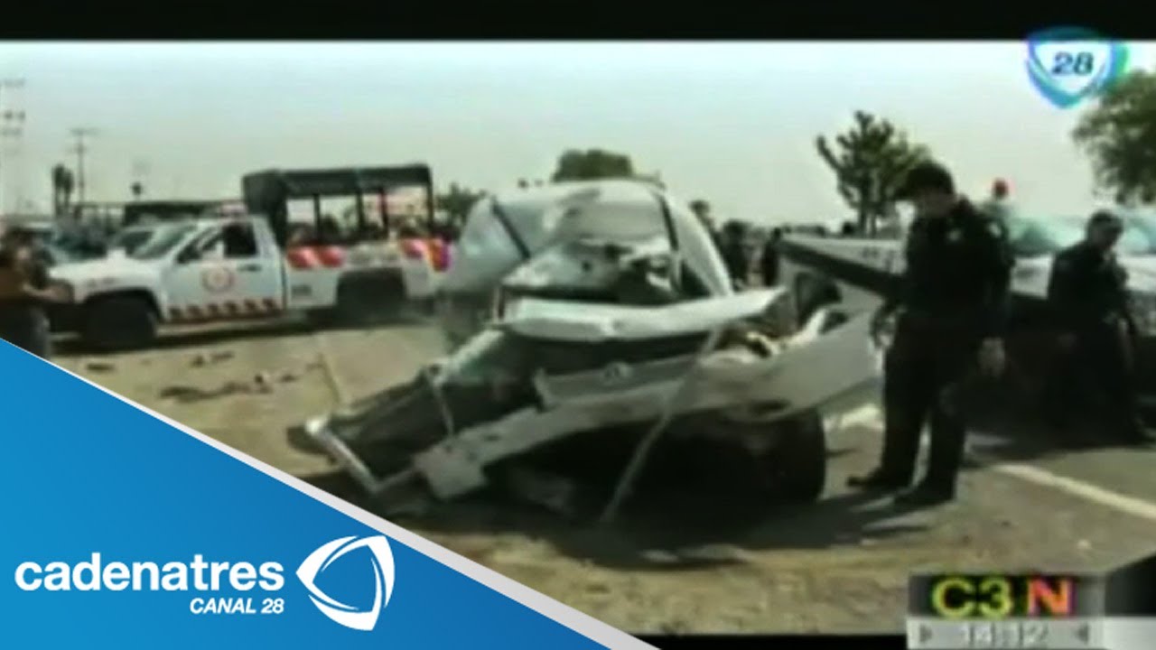 Accidente automovilístico deja 3 muertos y 2 lesionados en la México-Pachuca