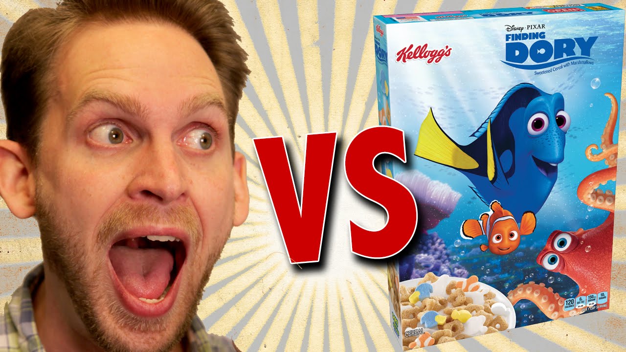 Kellogg's Disney Finding Dory Cereal Taste Test