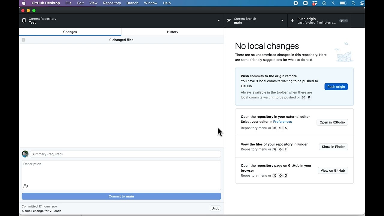 Skill 4: Push commits to GitHub: GitHub Desktop