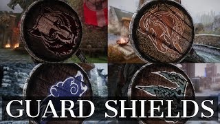 Skyrim Mod - ElSopa HD - Hold Guard Shields at Skyrim Special Edition ...