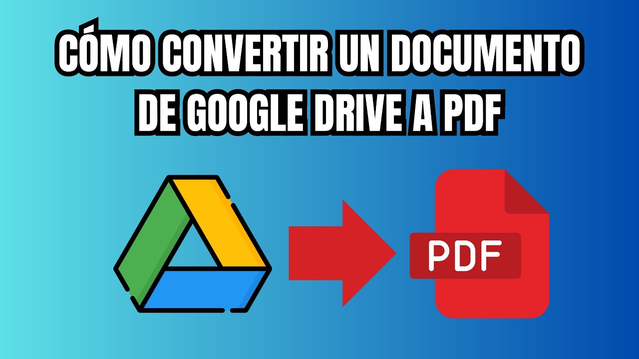 Cómo convertir un documento de Google Drive a PDF de 3 formas diferentes