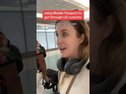 USING MOBILE PASSPORT IS WILD 🤯 #vlog