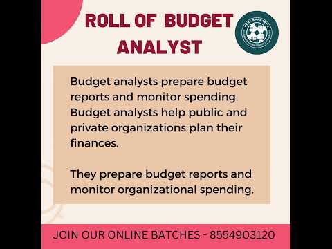 ROLL OF BUDGET ANALYST