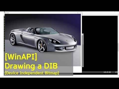 [WinAPI] Windows Programming using C/C++ : Drawing a DIB(Device Independent Bitmap)