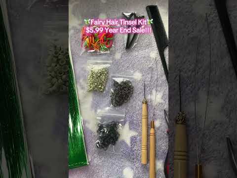 Get Fairy Hair Tinsel for $5.99—A Must-Have Beauty Hack! #fairyhair