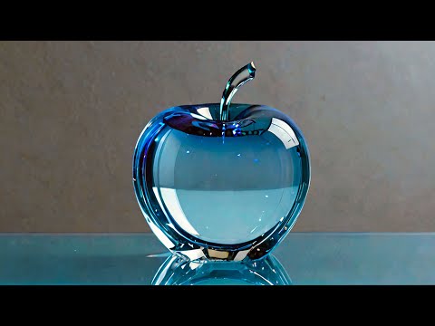 Blender with Stable Diffusion XL Tutorial - Crystal apple